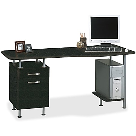 Mayline Compact BoxFile Desk Computer Workstation Rectangle Top 2 ...