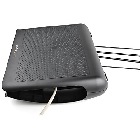 StarTech.com Ergonomic Rocking Foot Rest with Integrated Cable ...