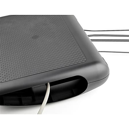 StarTech.com Ergonomic Rocking Foot Rest with Integrated Cable ...