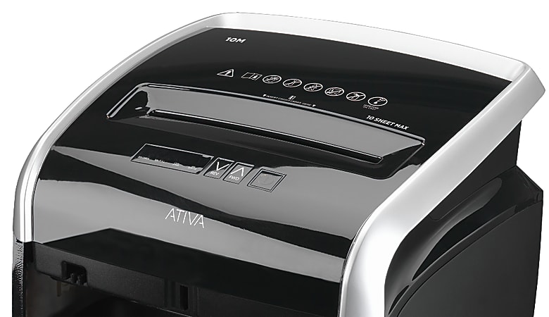 Ativa 10 Sheet Micro Cut Shredder MDM1060P - Office Depot