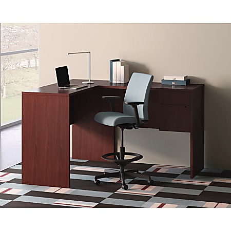 HON 10500 60 W Standing Height Desk Shell MahoganyMocha - Office Depot