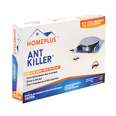 Home Plus Plastic Ant Killing Systems 144 Pack - Office Depot