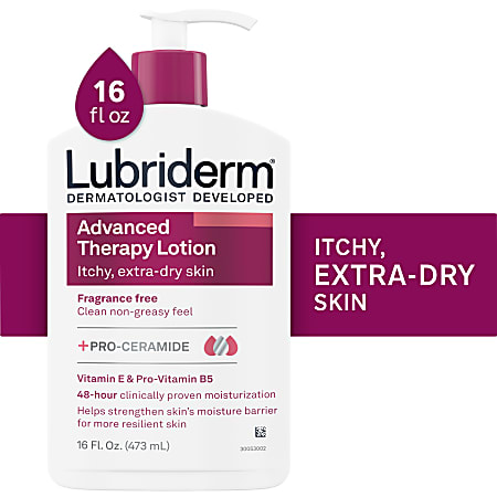 Lubriderm Advanced Therapy Lotion Pro Ceramide Fragrance Free 16 Fl. Oz ...