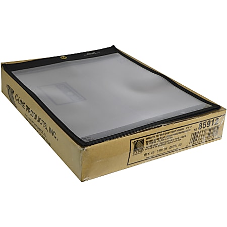 C Line Magnetic Shop Ticket Holders Stitched 9 x 12 25CT 85912 - Office ...