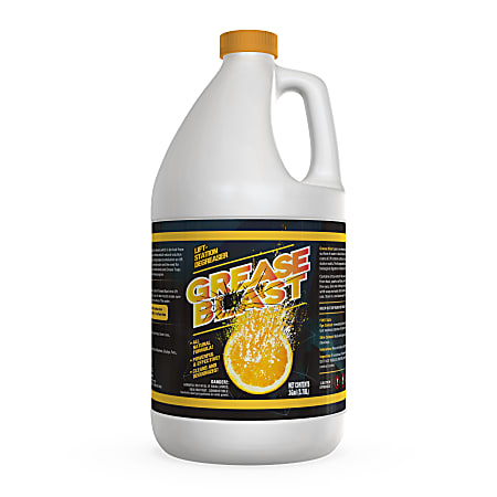 Green Gobbler Grease Blast Lift-Station Degreaser, 128 Oz Bottle, Case Of 3
