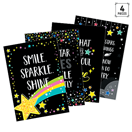 Creative Teaching Press Inspire U Posters 13 38 x 19 Star Bright Pack ...