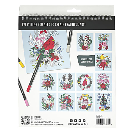 Brea Reese Marker Spiral Pad Set Cardinal Set Of 17 Pieces - Office Depot