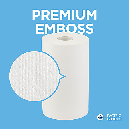 Pacific Blue Ultra by GP PRO 1 Ply 9 x 400 White 6 Rolls per Case ...