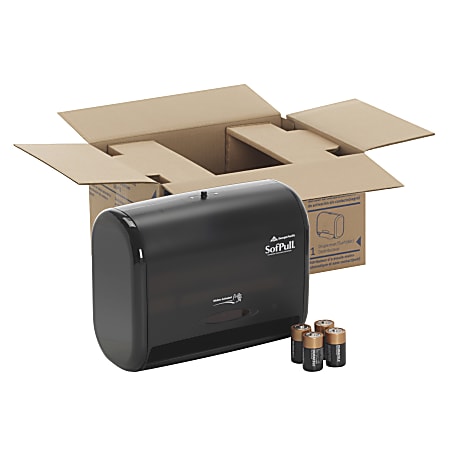 SofPull by GP PRO 9 Automated Touchless Paper Towel Dispenser Black ...