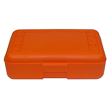 Romanoff Pencil Boxes 2 12 H x 8 12 W x 5 12 D Orange Pack Of 12 Boxes ...