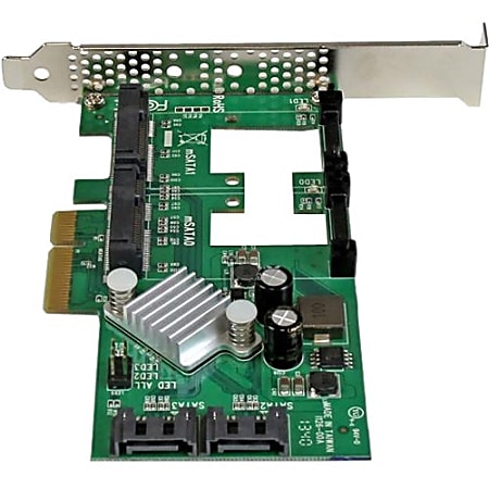 StarTech.com 2 Port PCI Express 2.0 SATA III 6Gbps RAID Controller Card ...