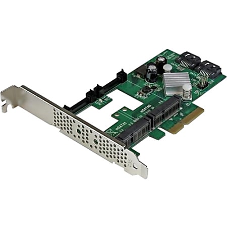 StarTech.com 2 Port PCI Express 2.0 SATA III 6Gbps RAID Controller Card ...