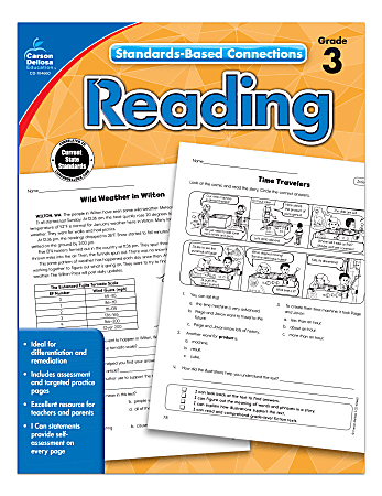 Carson Dellosa Standards Based Connections Reading Workbook Grade 3 ...