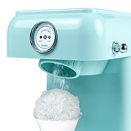 Nostalgia Electrics Classic Retro Snow Cone Maker Aqua - Office Depot