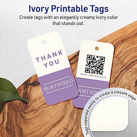 Avery Print To The Edge Price Tags With Sure Feed Technology 1 12 x3 ...