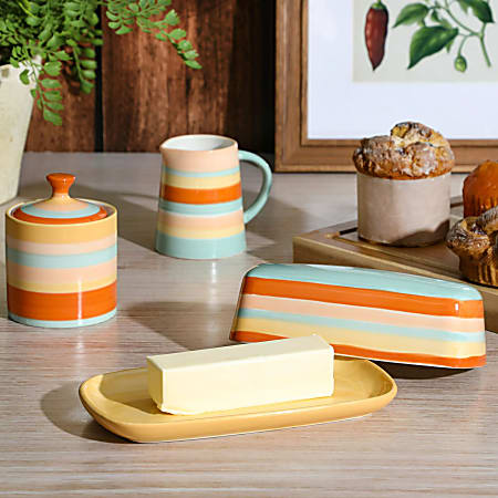 Wanda June Home By Miranda Lambert 5 Piece Stoneware Butter Dish Sugar ...