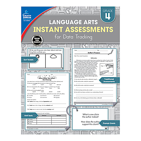 Carson Dellosa Instant Assessments For Data Tracking Language Arts ...