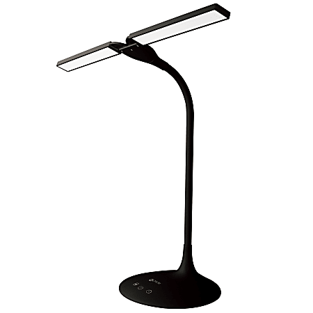 OttLite Wellness Series Pivot LED Desk Lamp Black - Office Depot