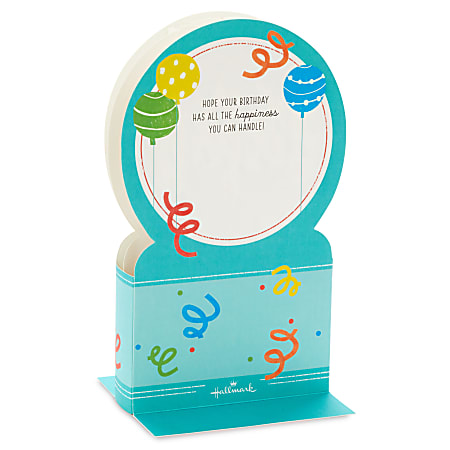 Hallmark Paper Wonder Card 8 516 x 5 34 All The Happiness Snow Globe ...