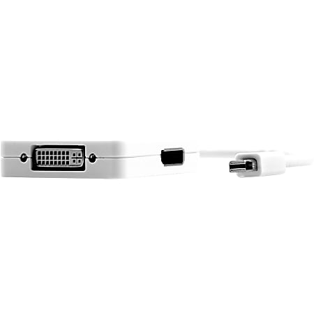 Rocstor Mini Displayport To HDMI Adapter Polished White - Office Depot