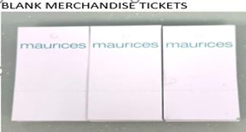 BLANK MERCHANDISE TICKETS - ODP Business Solutions