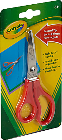 Crayola Pointed Tip Kids Scissors Red - Office Depot