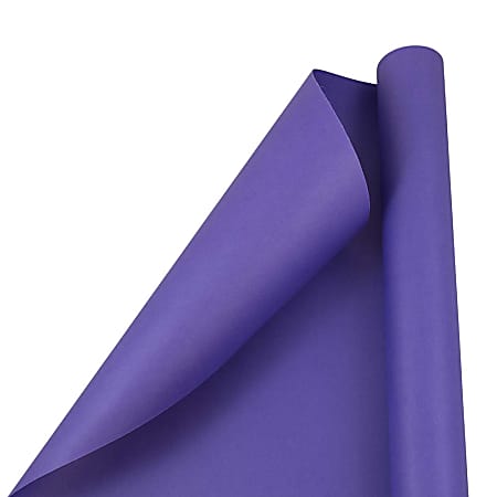 JAM Paper Wrapping Paper Matte 25 Sq Ft Purple - Office Depot