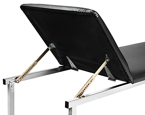 Alpine AdirMed Steel Exam Table 31 716 H x 27 12 W x 74 1316 D Black ...