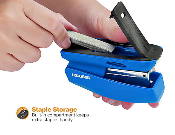 Bostitch Office Half Strip Compact Stapler 1 34 Blue - Office Depot