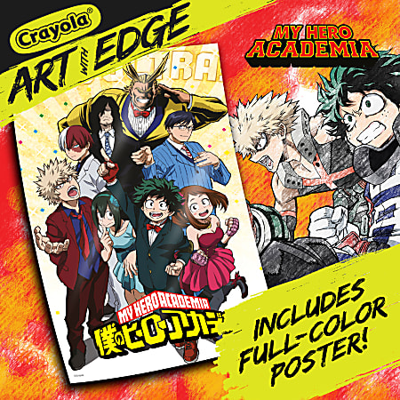 Crayola Art With Edge My Hero Academia Coloring Set - Office Depot