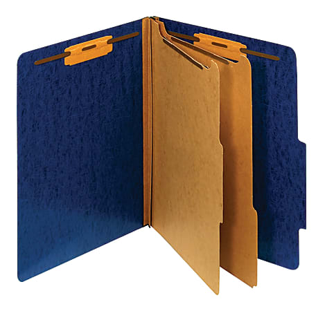 INPLACE Moisture Resistant Classification Folders Letter 2 Divider Dark ...