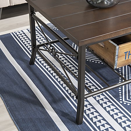 Powell Hepburn 3 Piece Table Set BrownGray - Office Depot