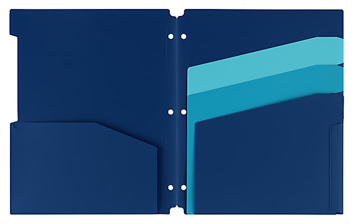 Office Depot Brand 4 Pocket Binder Folder 8 12 x 11 65 Sheet Capacity ...