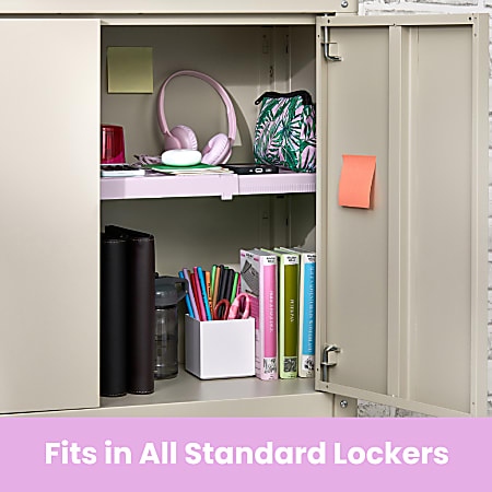 LockerMate By Bostitch Adjust A Shelf Adjustable Locker Shelf 1 34 H x ...