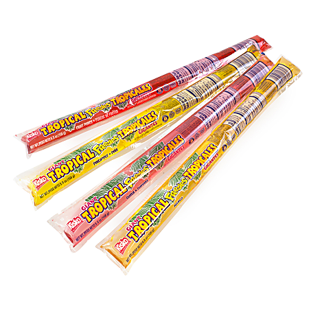 Kisko Freezies Freeze Pops Giant Tropical 5.5 Oz Box Of 50 Assorted ...