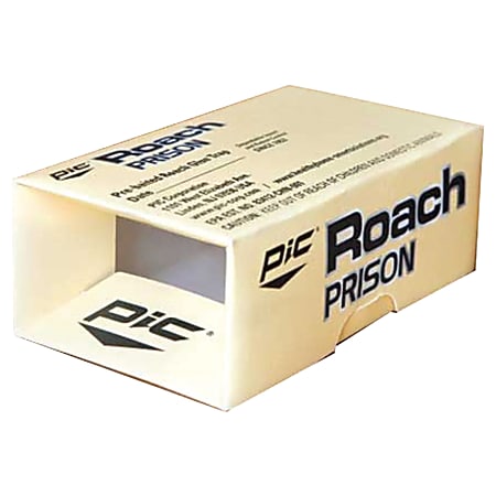 PIC Roach Prison Covered Insect Glue Trap 24 Pack - Office Depot