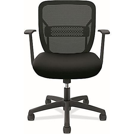 HON Gateway Fixed Arms Task Chair Black Office Depot