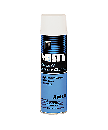 Misty Glass Mirror Cleaner wAmmonia 19 oz. Aerosol Can 12Carton ...