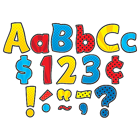 Teacher Created Resources Letters Combo Pack 4 Superhero Funtastic 208 ...