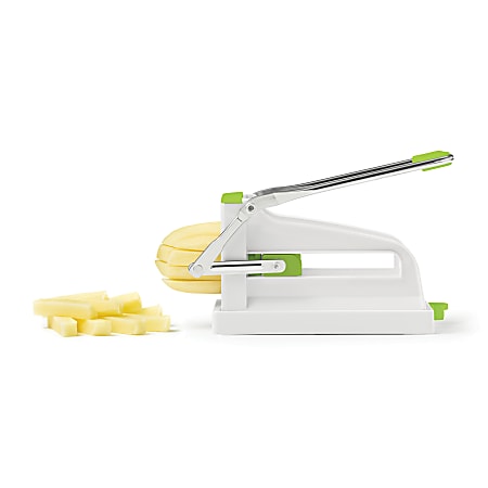 Starfrit Stainless Steel Fry Cutter WhiteGreen - Office Depot