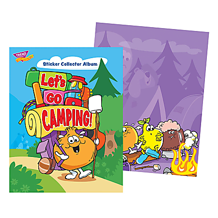 TREND Sticker Collector Albums Large Lets Go Camping Bundle Of 3 Albums ...