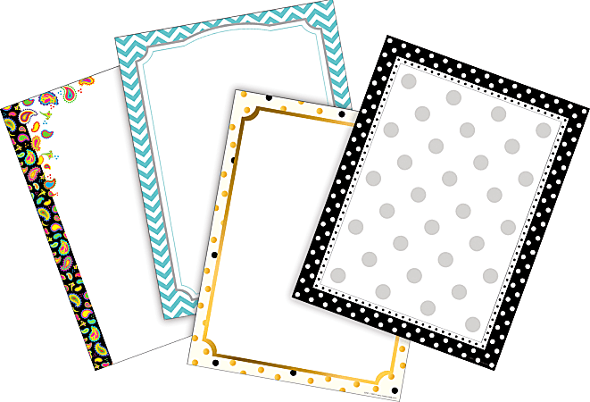 decorative border computer paper