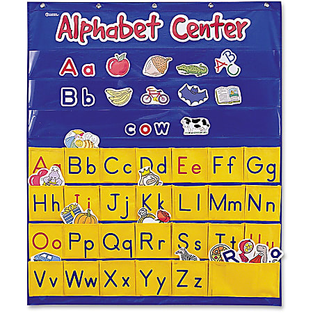 Learning Resources Alphabet Center Pocket Chart - Office Depot