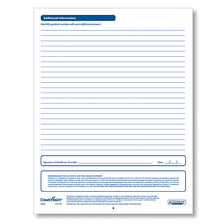 blank cml form