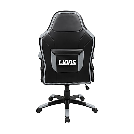 Imperial NFL Faux Leather Oversized Computer Gaming Chair Detroit Lions ...