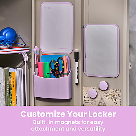 LockerMate By Bostitch Locker Accessory Kit With Shelf Assorted Colors ...