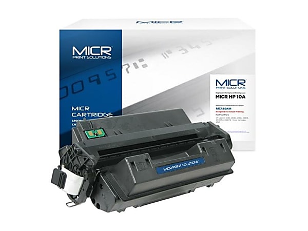 MICR Print Solutions Black Toner Cartridge Replacement For HP 10A ...