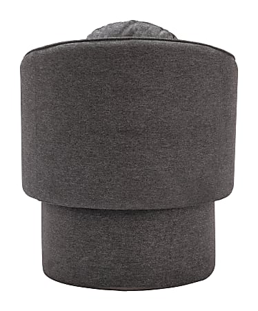 Zuo Olya Accent Chair Truffle Gray - Office Depot