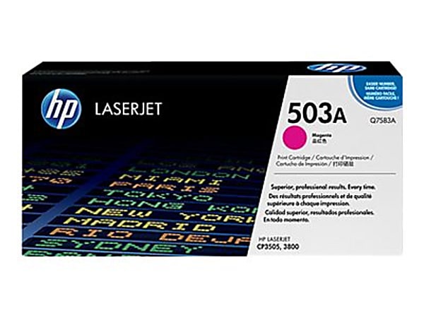 HP Q7583AG ColorSphere Magenta Toner Cartridge - Office Depot