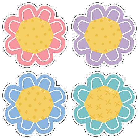 Trend Classic Accents Garden Flowers 36 Accents Per Pack Bundle Of 3 ...
